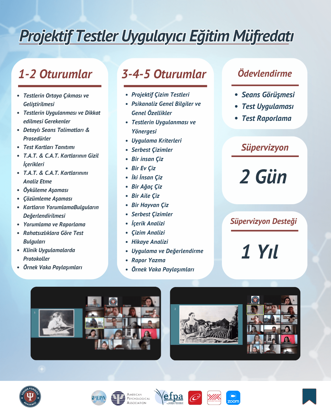 Projektif Testler Eğitimi - Yüksek Psikoloji Akademisi